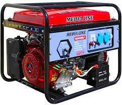 Бензиновий генератор AGT Media Line MLG 6500Е/2 AVR (5,2 кВт), ціна ...