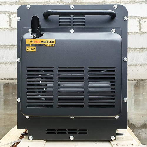 Генератор дизельный VACKSON KDE6700T 5 кВт в шумопоглощающем кожухе ...