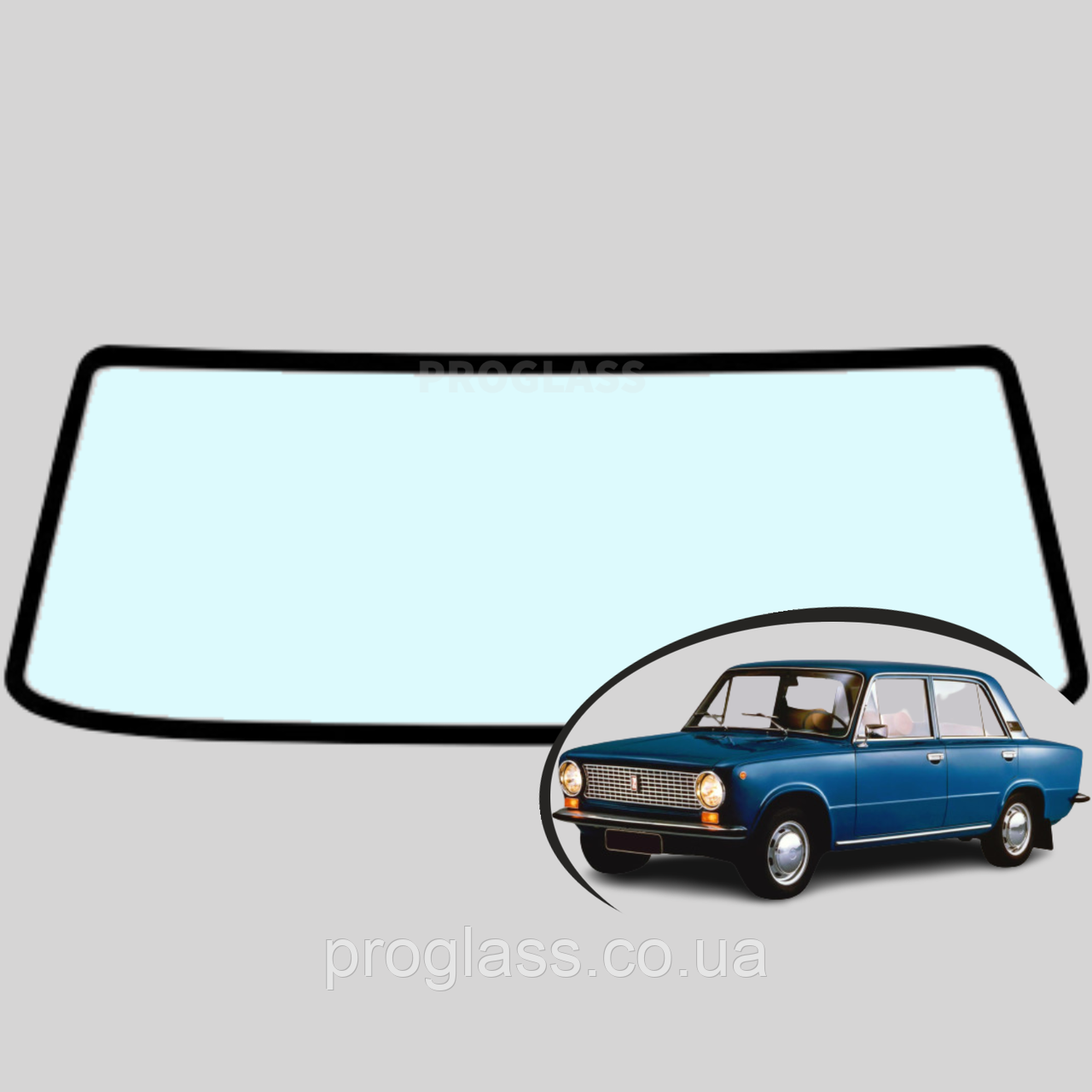 Лобове скло ВАЗ 2101/2102/2103/2104/2105/2106/2107 (1974-2012)/Fiat 124/125 (1966-1992) (ID ...