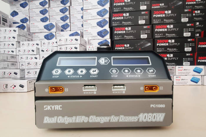 Зарядний пристрій SkyRC PC1080 20A/1080W двоканальний для літій ...