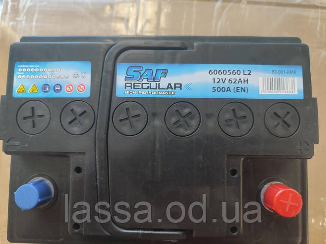 Акумулятор SAF 60 Ач (0) правый плюс, цена 1750 грн — Prom.ua (ID ...