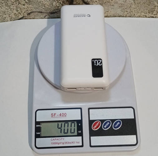 Power bank MAXMATE с быстрой зарядкой и дисплеем на 20000mAh MMP20L ...