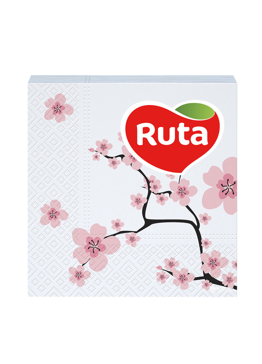 Ruta серветки double luxe 40 шт сакура (ID#1748599370), ціна: 24.85 ₴, купити на Prom.ua