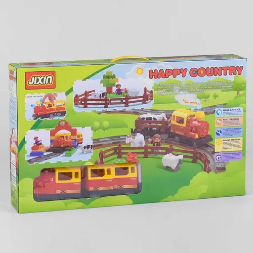 Конструктор железная дорога JIXIN 6188 A (12/2) свет, звук, в коробке SALE 2023 !, цена 1532.45 ...