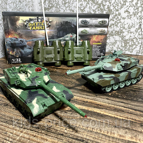 Танки на радиоуправлении / на пульте управления. Танковый бой (2 танка ...