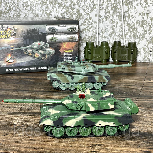 Танки на радиоуправлении / на пульте управления. Танковый бой (2 танка ...