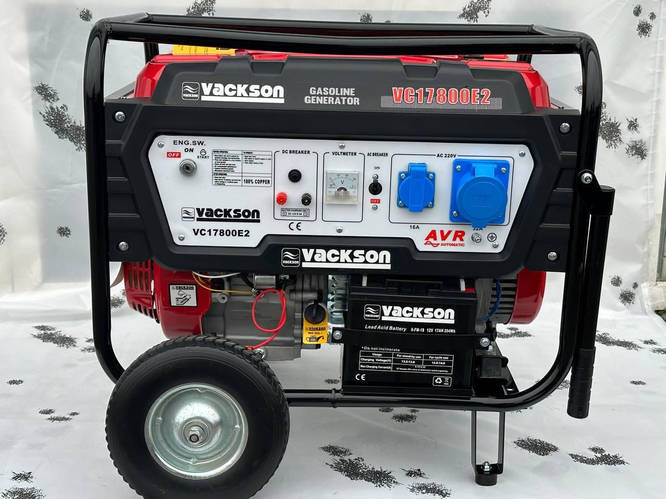 ГЕНЕРАТОР БЕНЗИНОВЫЙ VACKSON VC17800E2 7,5 КВТ / 7 КВТ,мощный генератор ...