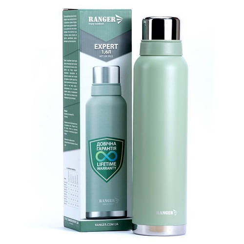 Термос Ranger Expert (RA9922) 1,6л оливково-сірий (ID#1749093802), ціна ...