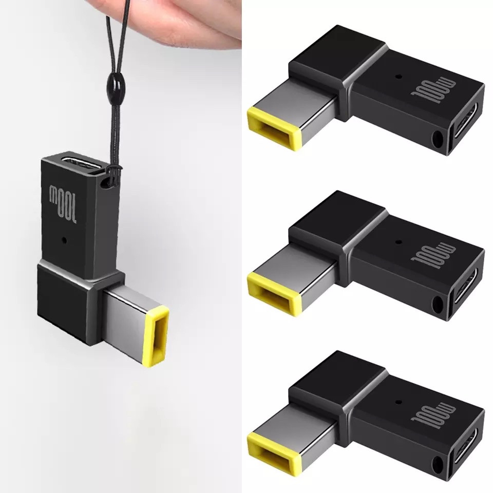 Переходник 100W для зарядки ноутбука LENOVO от повербанка Type C PD ...