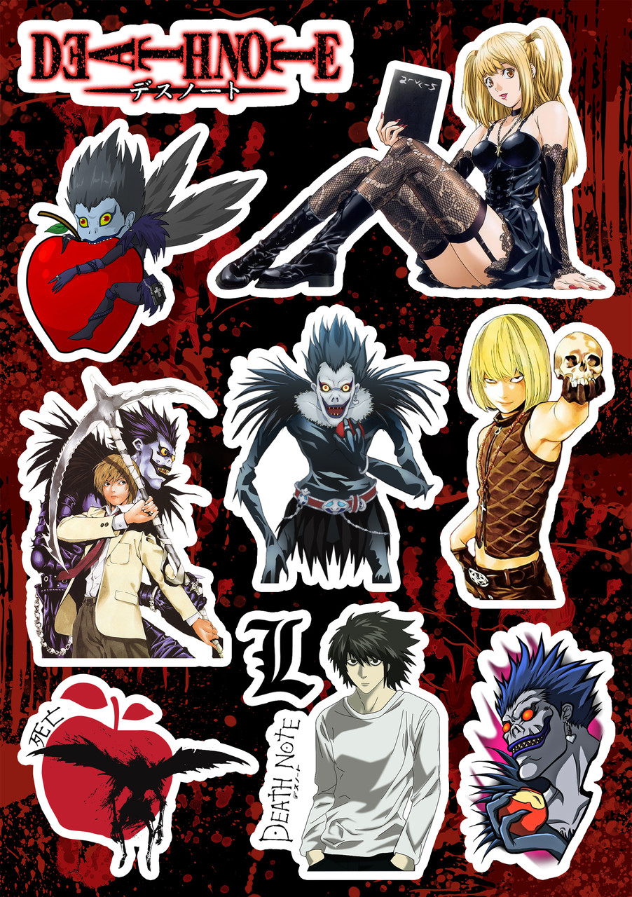 Стикерпак аниме Death note Тетрадь смерти, цена: 60 ₴, купить на Prom.ua