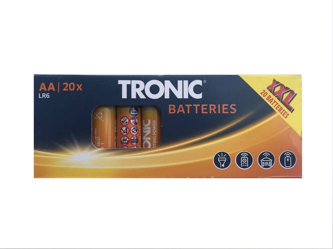 Купить Щелочные батарейки TRONIC Alkaline AA LR6 1.5V, 20 шт (0100T0001 ...