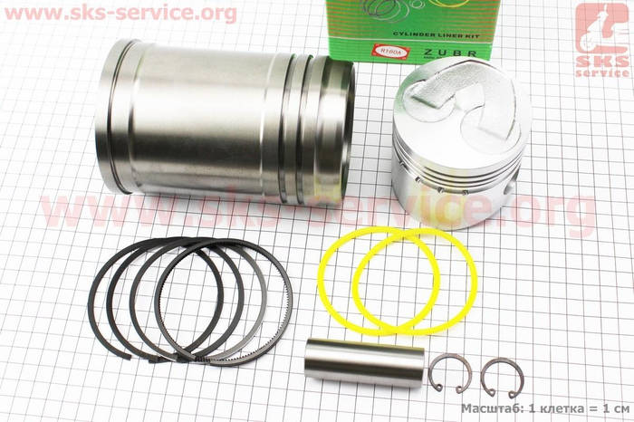 Купить Поршневая R180NM к-кт, поршень 80мм STD (форкамера "Подкова ...