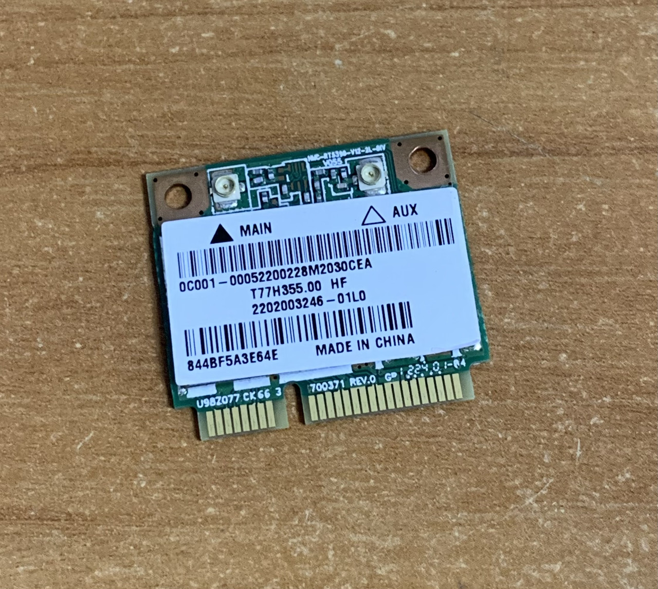 Б/У Wi-Fi модуль Ralink RT5390, T77H355.00, Asus X55A, X55U, X55V (ID ...