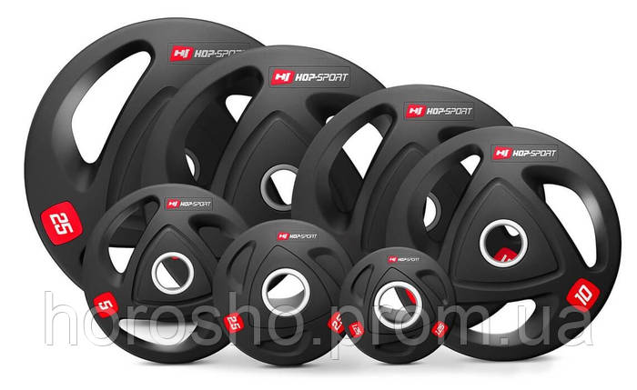 Диск олимпийский Hop-Sport 15 кг HR, код: 6597074, цена 2187.98 грн ...