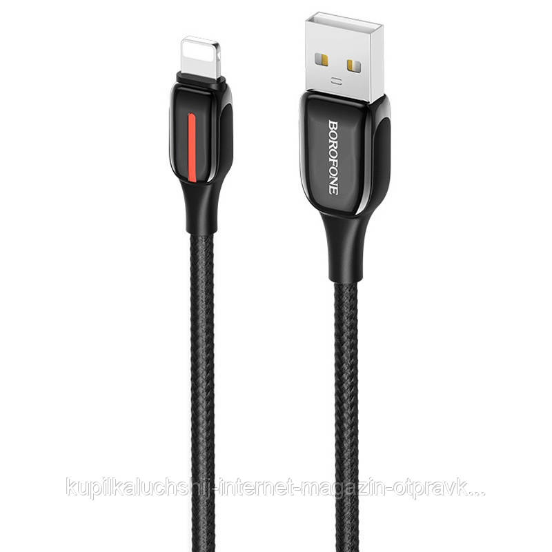 Дата Кабель Borofone BU14 Heroic USB To Lightning (1.2m) — Купить Недорого на Bigl.ua (1750654958)