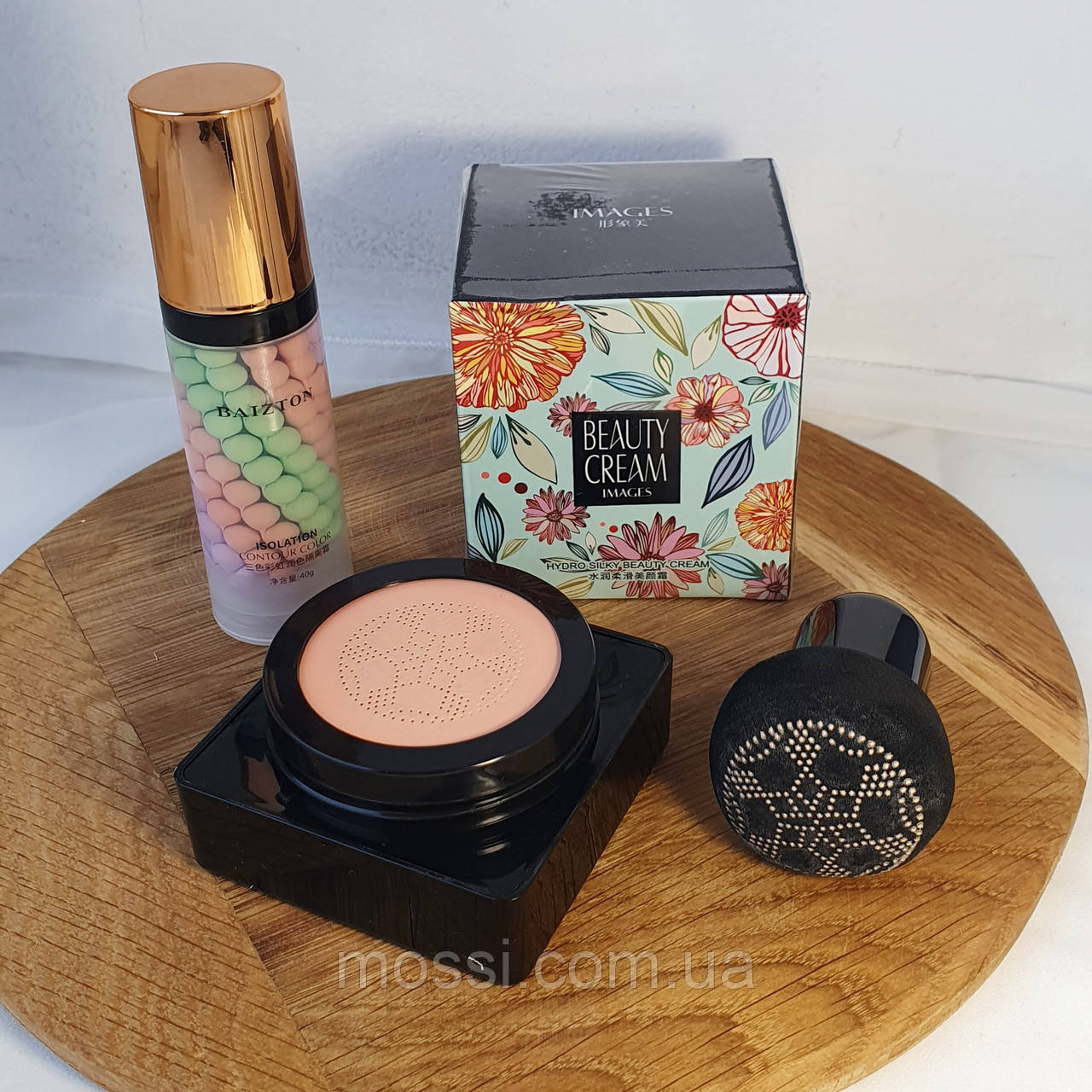 Тональний кушон на основі колагену Натуральний тон + База під макіяж 3 ...