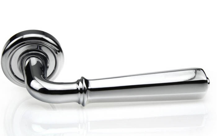 Ручки для дверей межкомнатных FADEX Denver 424V C01 хром полированный ...