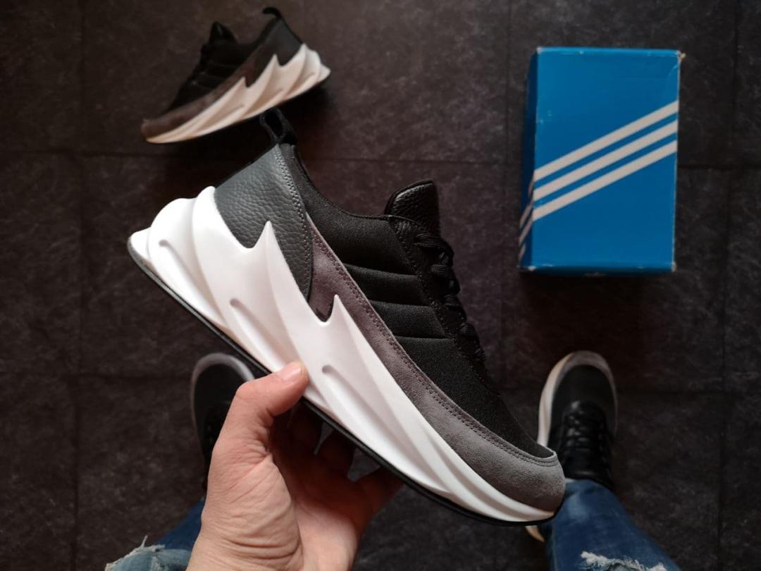 Купити Кросівки Adidas Shark Black Grey White, ціна 1600 ₴ - Prom.ua ...
