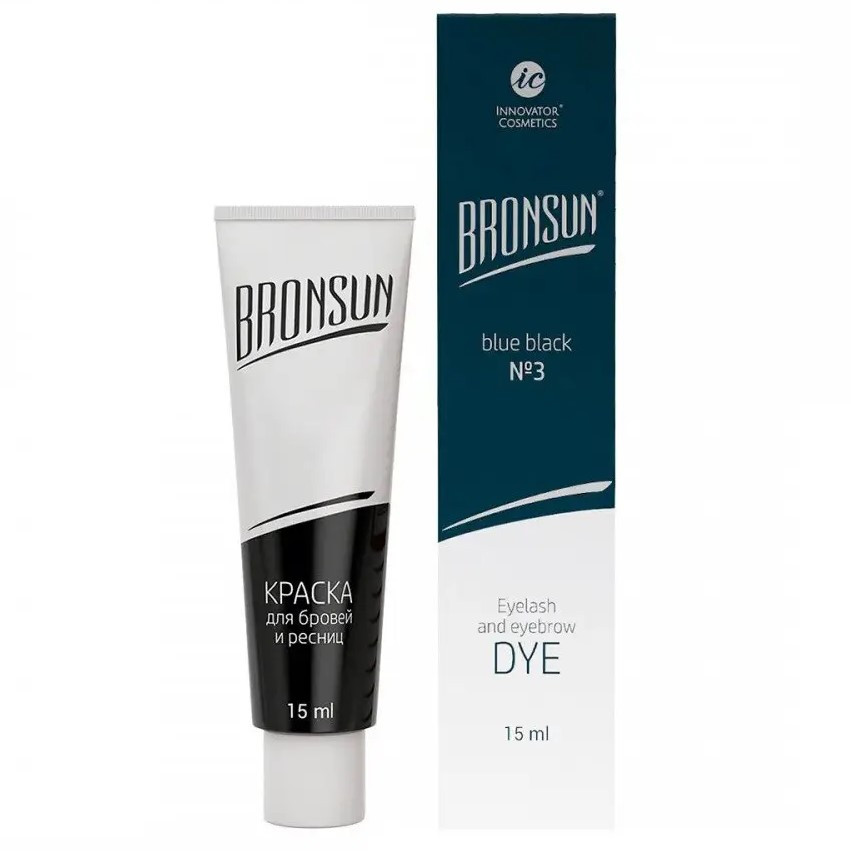 Bronsun Краска для бровей №3 Иссиня-черный, 15 мл, цена 85 грн — Prom ...