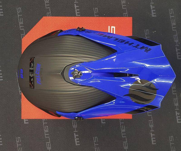 Купити Мотошлем MT FALCON System Matt Blue (M), ціна 4045 грн - Prom.ua ...