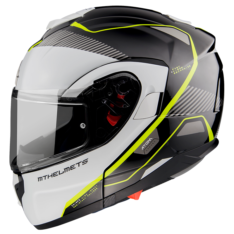 Мотошлем MT ATOM SV OPENED B3 Gloss Pearl Yellow (M), ціна: 4831 ...