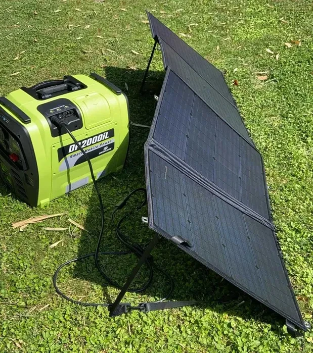 Портативна сонячна панель складна 300W DSF300 41V 7,3A IP66 748*538*80 ...