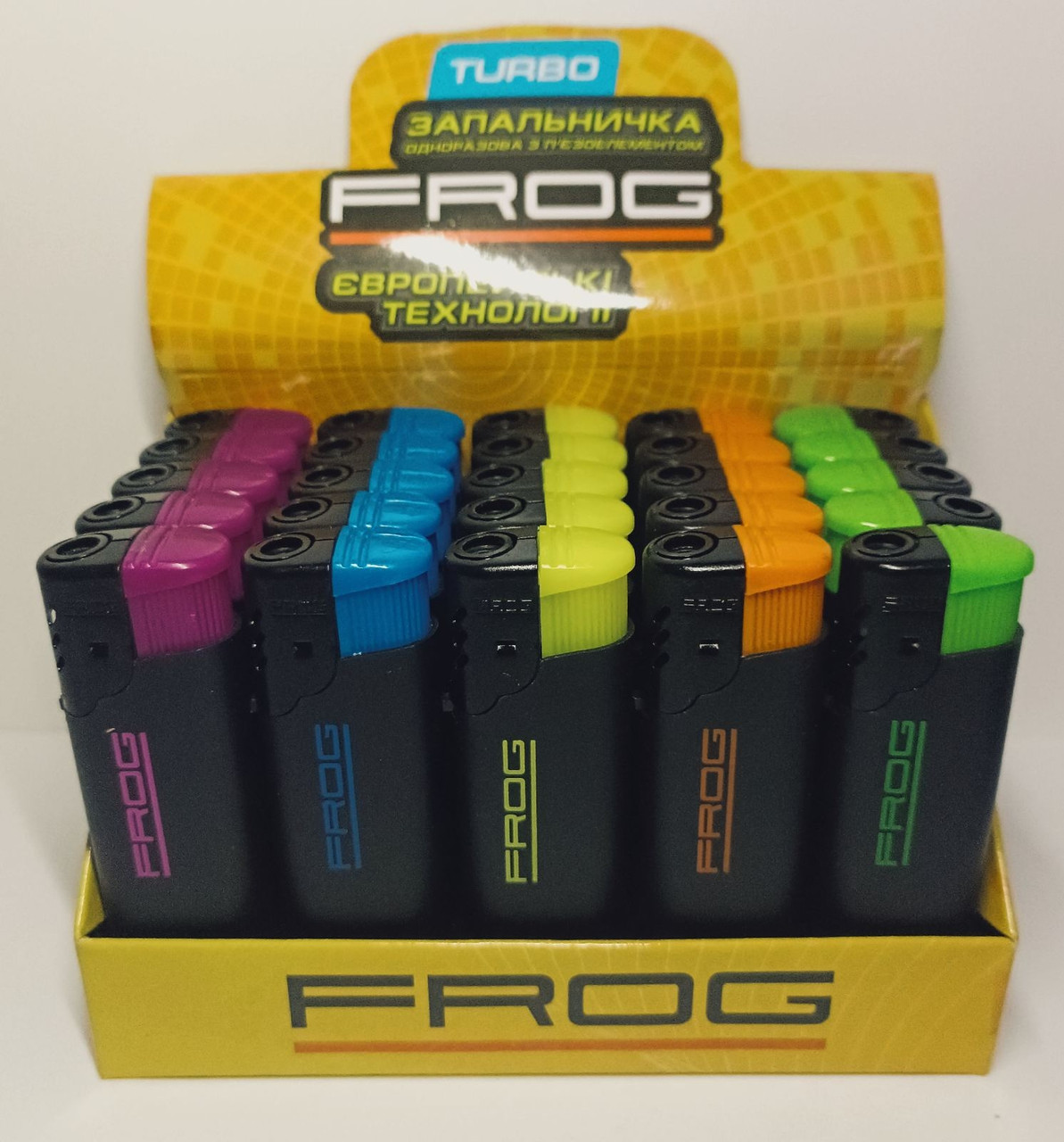 Купить Запальничка Turbo Frog, цена 12 ₴ — Prom.ua (ID#1751634165)