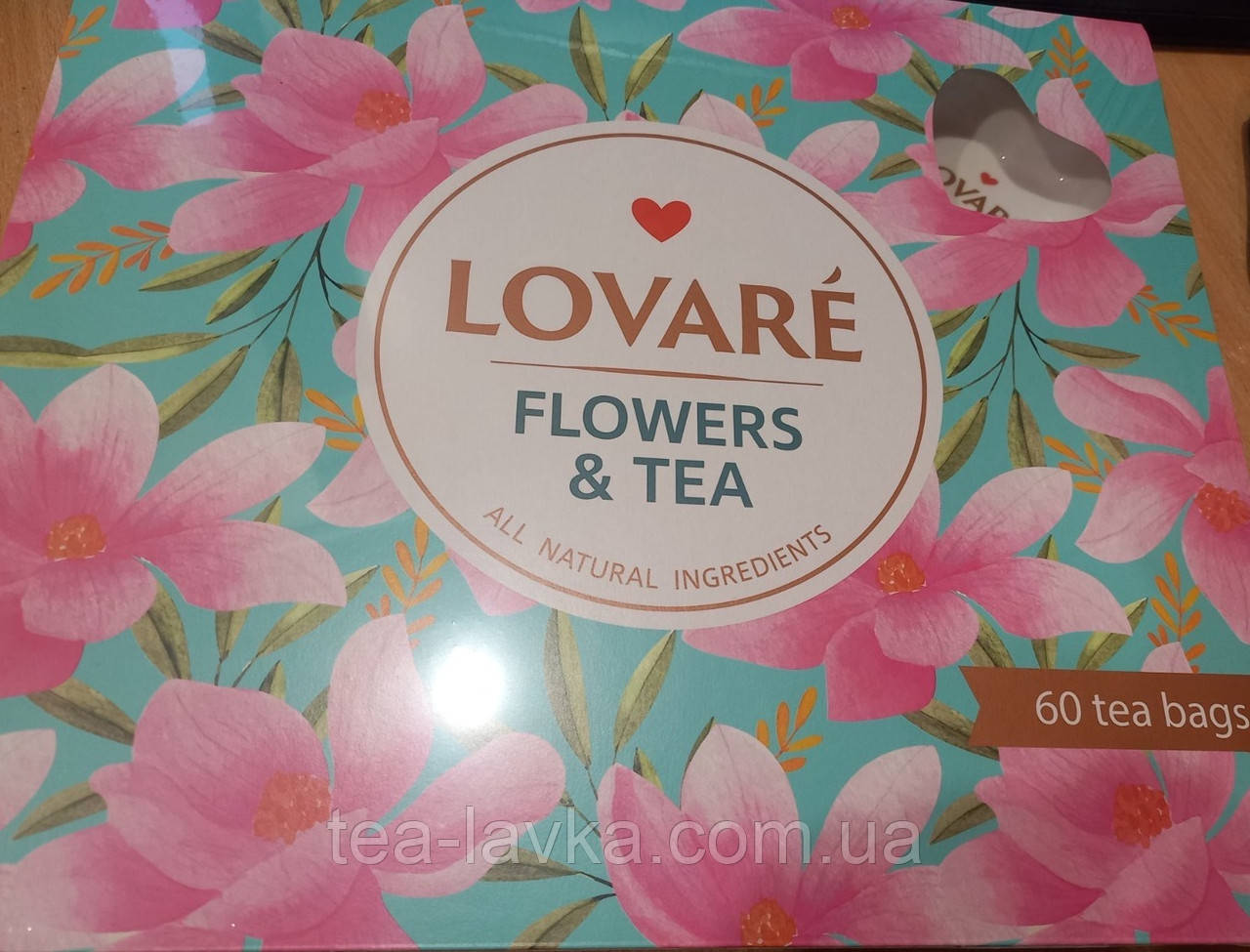 Набір Колекція чаю Ловаре Lovare Flowers&Tea (12 видів з 5 шт) 110 г (Портфельчик) (ID ...