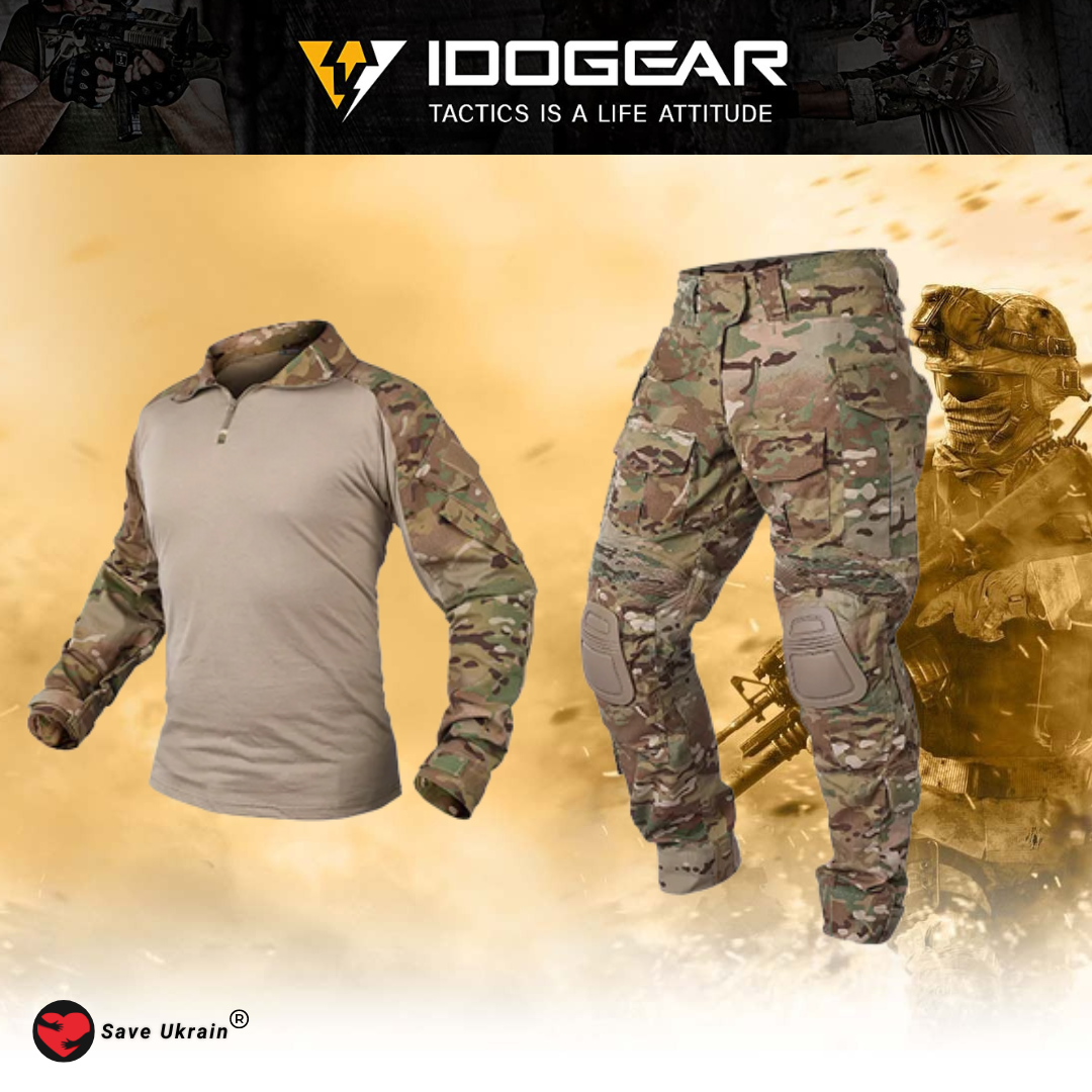 Тактическая Форма Мультикам IDOGEAR G3 V2. Военная Форма Мультикам с ...