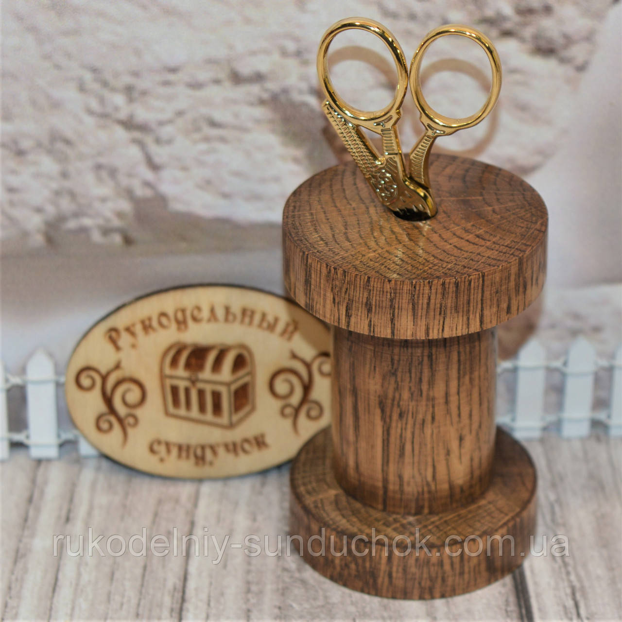 Деревянная Подставка для Ножниц "Катушка" — Купить Недорого на Bigl.ua ...
