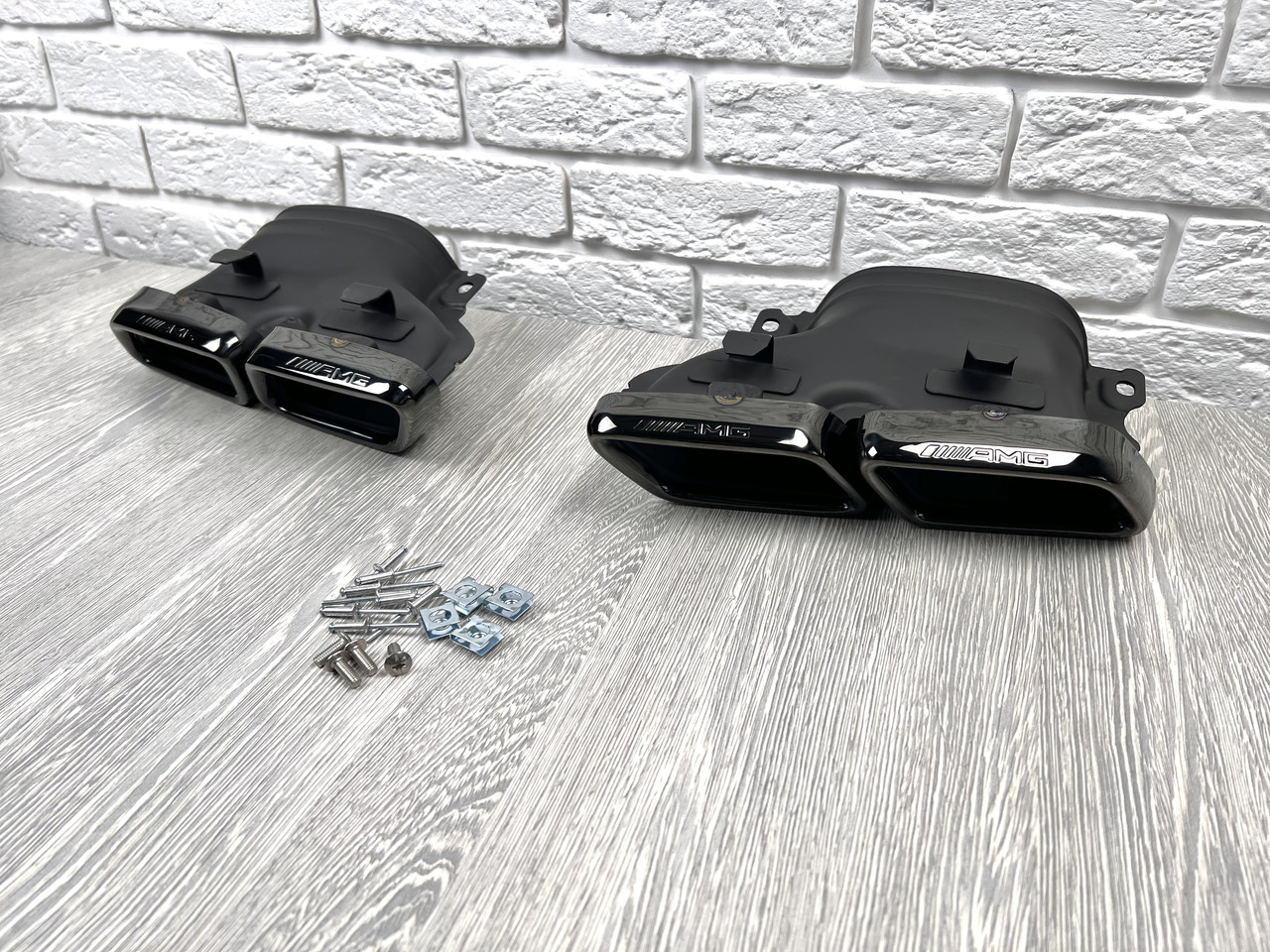 Купити Насадки на вихлопні труби AMG Mercedes Benz C Class W205 2014 ...