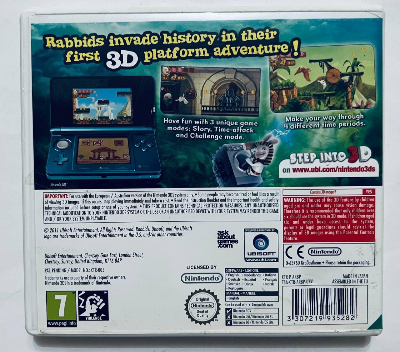 Купить Rabbids 3D, Б/У, английская версия - картридж Nintendo 3DS, цена ...