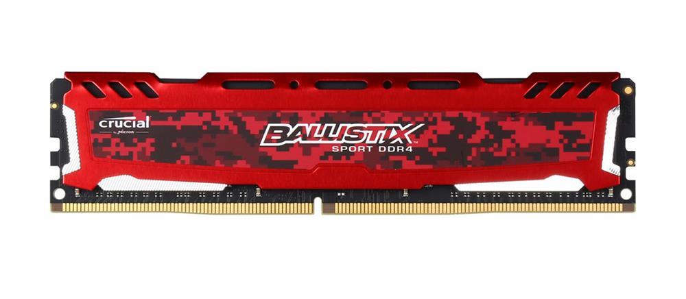 Оперативная память Crucial Ddr4 4gb 2400mhz Ballistix Sport Lt Red