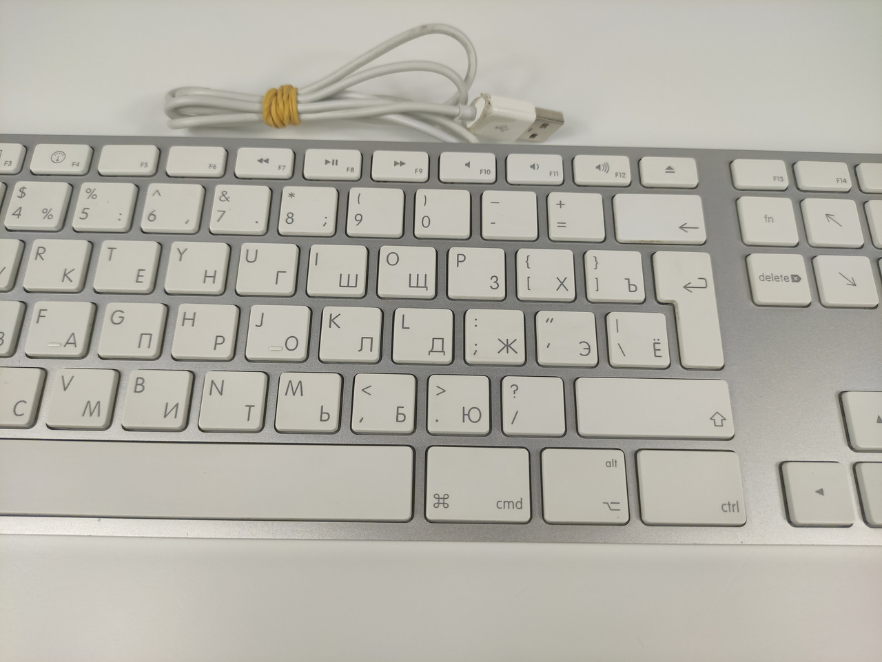 Купить Клавиатура Apple Keyboard (A1243, aluminium, 109 keys, EN\RU ...