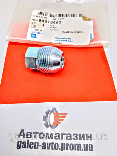 Гайка колеса (наружная резьба) ступицы на колпака с гайкой GM Авео Т200 ...