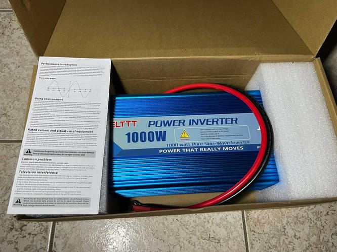 Інвертор BELTTT 1000Вт Перетворювач напруги для котла автомобільний ...