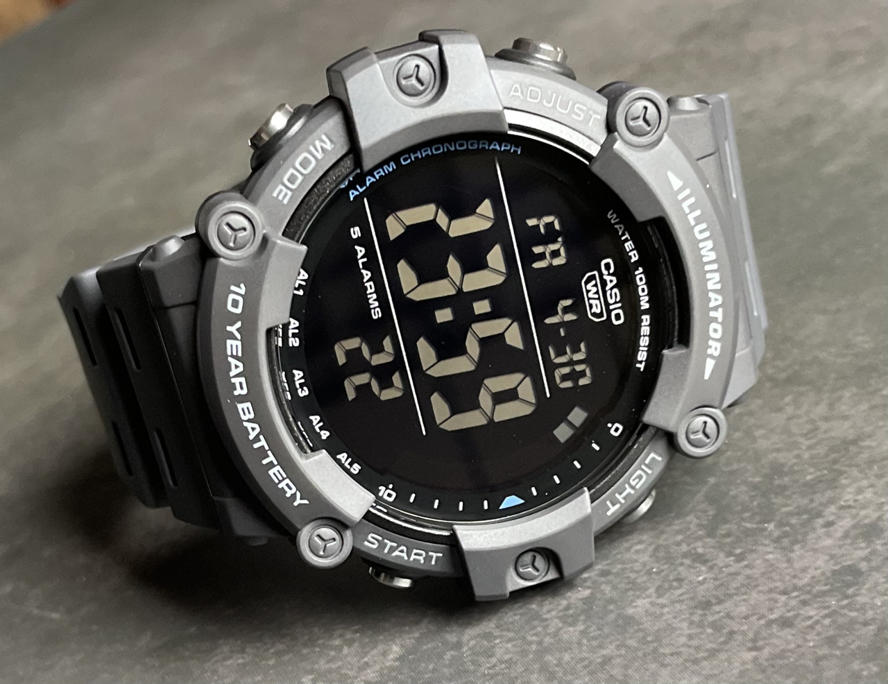 Часы мужские Casio AE-1500WH-8B тактические с подсветкой (ID#1738532532 ...