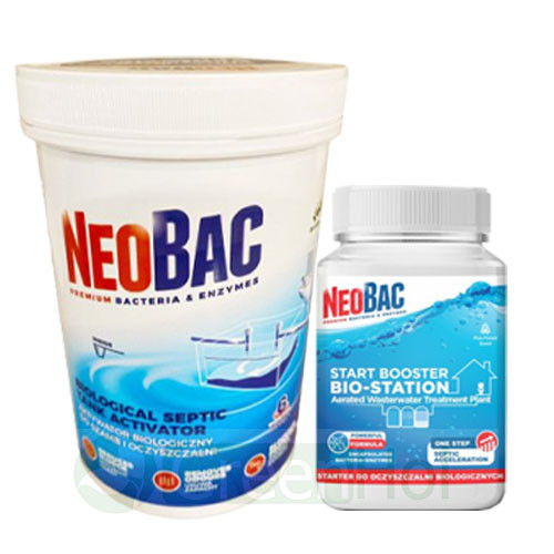 Купити Комплект бактерій для септика NeoBac 600 г+NeoBac Start Booster ...