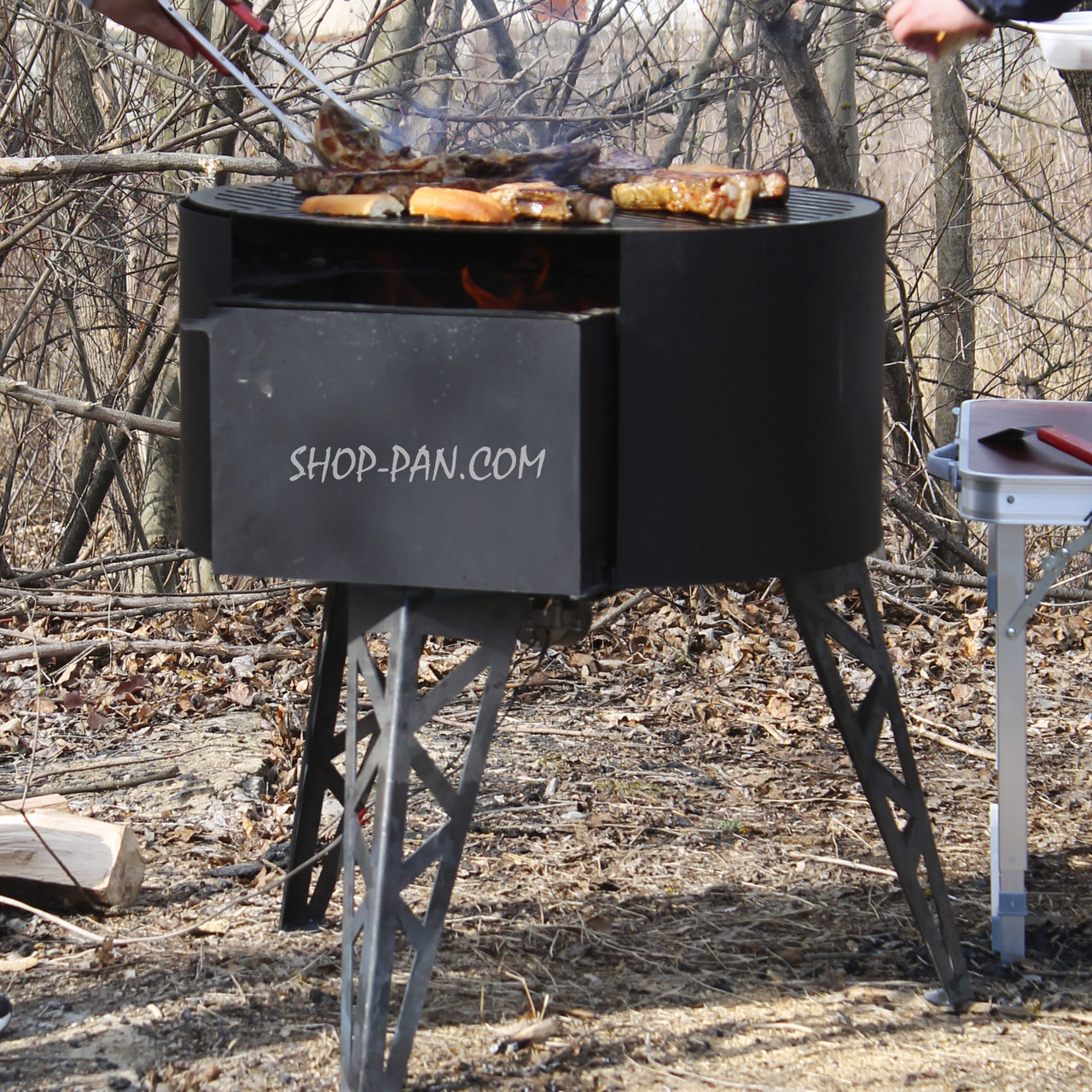 Мангал-гриль Реберня SHOP-PAN для дома, кафе, ресторана (ID#1752240729 ...