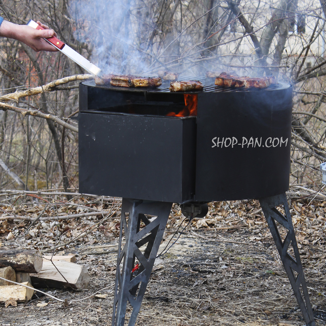 Мангал-гриль Реберня SHOP-PAN для дома, кафе, ресторана (ID#1752240729 ...