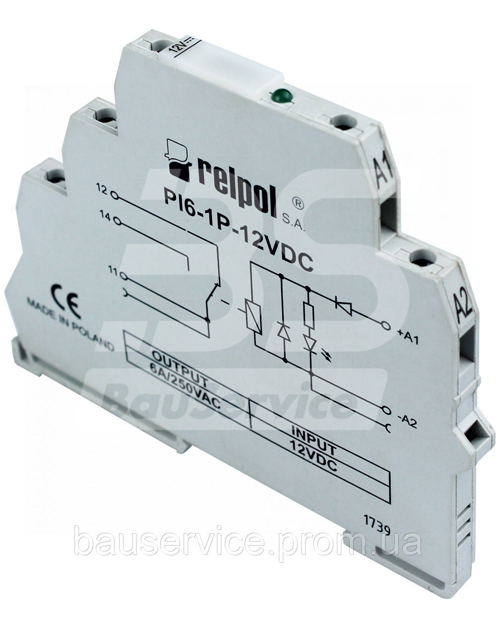 Реле комутационное P16-1P-12VDC RELPOL, цена 601 грн — Prom.ua (ID ...