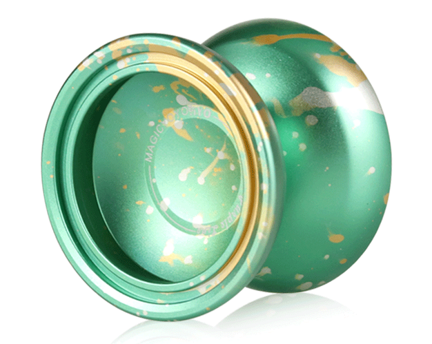 Купить Профессиональное йойо Magicyoyo Purple Line Зеленый Splash, цена ...