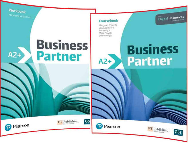 Business Partner А2+. Coursebook+Workbook. Комплект книг з англійської мови. Підручник+Зошит ...