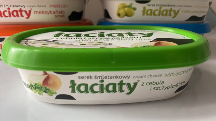 Крем сир вершковий Laciaty Mlekpol 135 г, Польща, цена 40 грн — Prom.ua ...