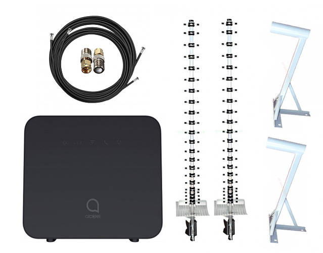 Купить 3G/4G роутер Alcatel Linkhub Home Station HH42CV + антенный ...