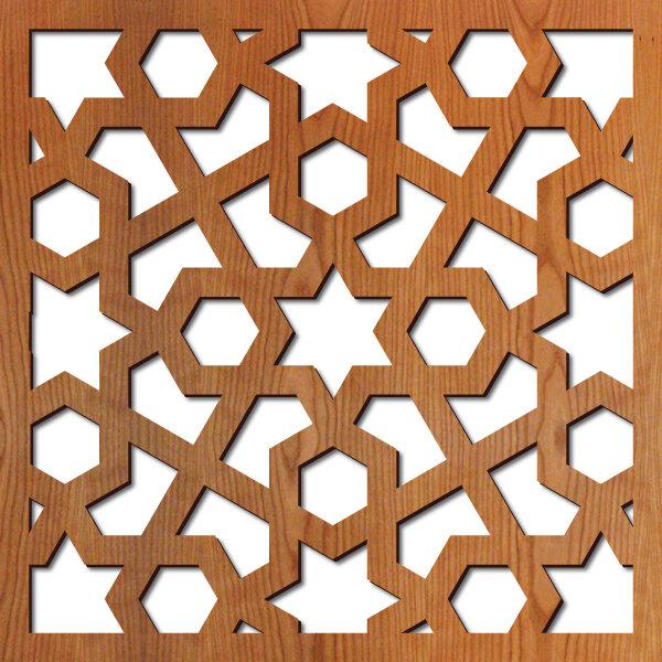 3d Декоративные Панели для Стен и Интерьера Из Дерева Arabic Stars