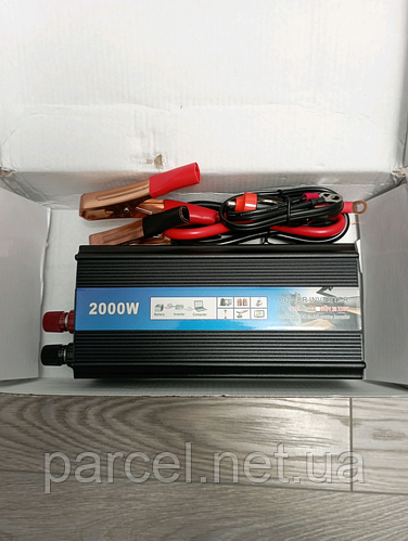 Інвертор автомобільний, перетворювач напруги EAFC Power Inverter 2000W ...