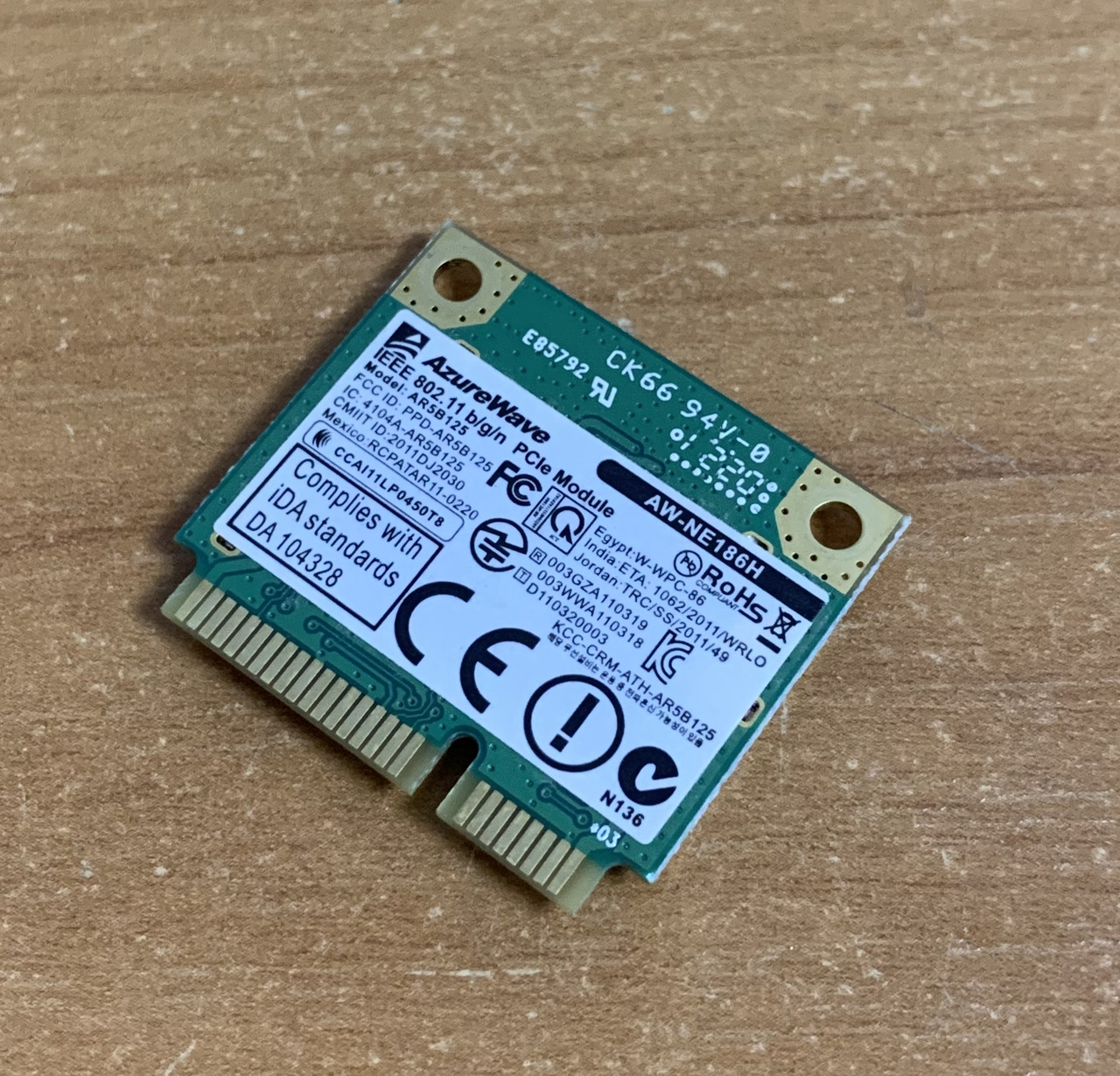 Б/У Wi-Fi модуль Atheros AR5B125, Asus X401A, X401U (ID#1752702696 ...