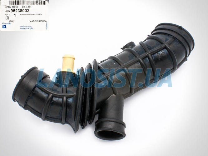 Патрубок повітряного фільтра Нексія 1.5-1.6 DOHC GM 96238002 (ID ...