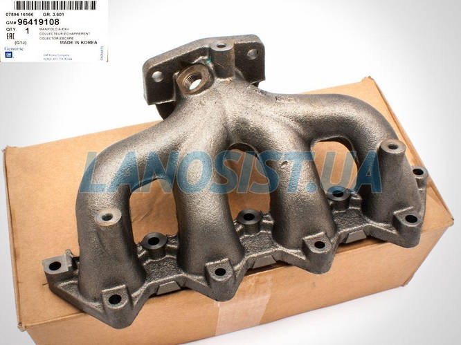 Колектор випускний Лачетті 1.8 LDA GM оригінал 96419108 (ID#1752843934 ...